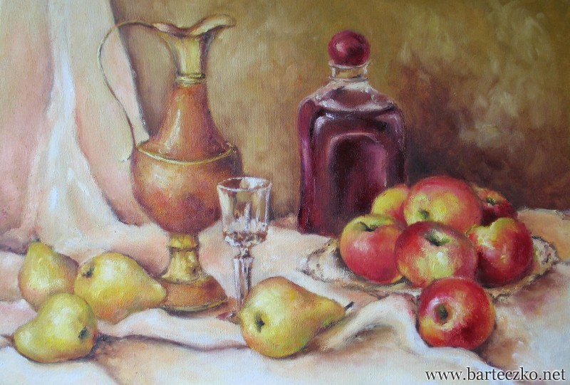 Martwa natura w malarstwie olejnym | Jadwiga Barteczko
